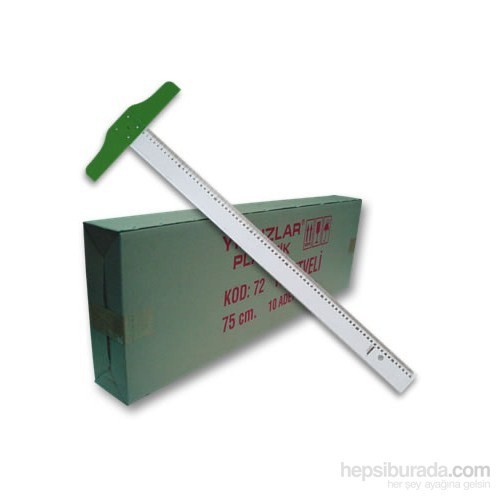 Plastik T Cetveli 75 Cm Kod:072 - 210.00 TL + KDV